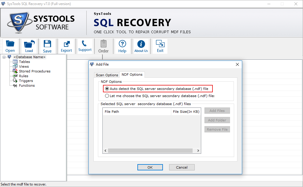 SQL Repair Tool for Corrupt MDF, NDF Database Recovery - Free Demo